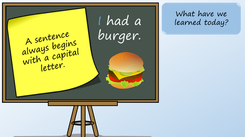 English Functional Skills - Entry Level 1 Writing - Capital Letters and ...