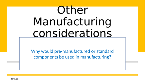 R105: Design engineering exam content lessons | Teaching Resources