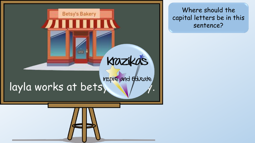 Entry Level 1 Functional Skills English - Capital Letters PowerPoint ...