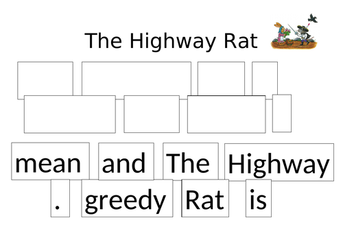 The Highway Rat Character Description ks1 | Teaching Resources
