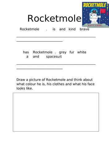 Rocketmole Character Description ks1 | Teaching Resources