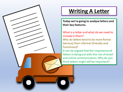 Edexcel Writing A Letter | Teaching Resources