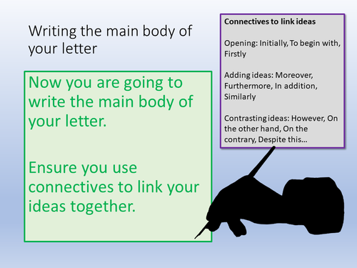Edexcel Writing A Letter | Teaching Resources