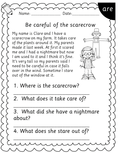 RWI Set 3 Phonics Reading Comprehension Worksheets: Boosting Skills and ...