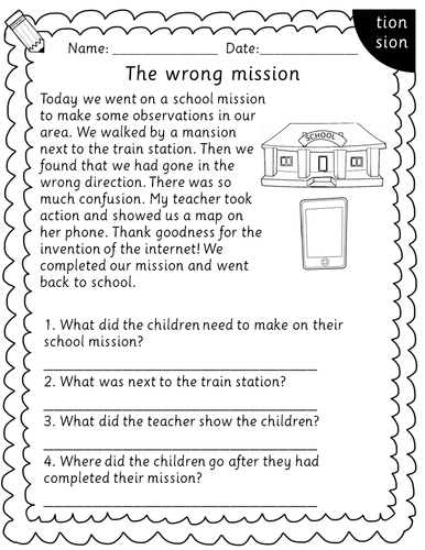 RWI Set 3 Phonics Reading Comprehension Worksheets: Boosting Skills and ...