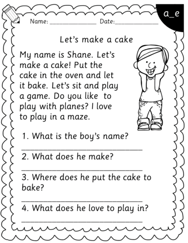 RWI Set 3 Phonics Reading Comprehension Worksheets: Boosting Skills and ...