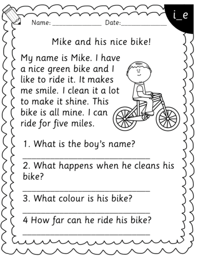 RWI Set 3 Phonics Reading Comprehension Worksheets: Boosting Skills and ...