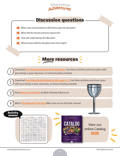 FREEBIE: The Last Supper word search puzzle | Teaching Resources