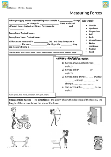 KS3 Forces - Measuring Forces | Teaching Resources