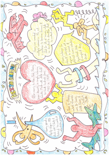 Keith Haring Research Worksheet | Teaching Resources