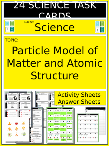 Particle Model Atomic Structure Science | Teaching Resources