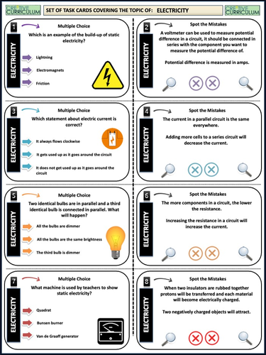 Electricity Science | Teaching Resources