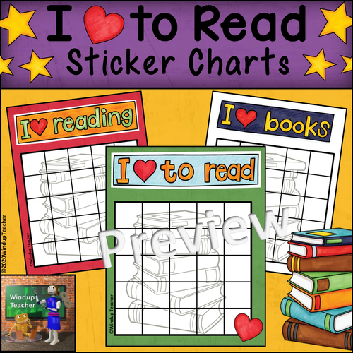 Reading Sticker Charts | Teaching Resources