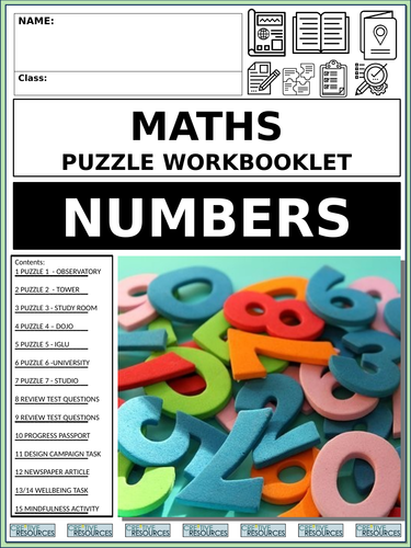 Maths Work Booklet - Numbers | Teaching Resources