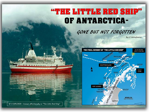 THE LITTLE RED SHIP SINKS IN ANTARCTICA AFTER HITTING SUBMERGED ICE ...