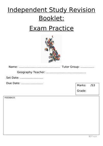 OCR A GCSE Revision Booklet | Teaching Resources