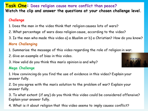 Religious Conflict + Leaders | Teaching Resources
