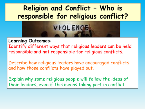 Religious Conflict + Leaders | Teaching Resources