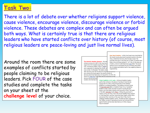 Religious Conflict + Leaders | Teaching Resources