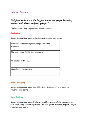 Religious Conflict + Leaders | Teaching Resources