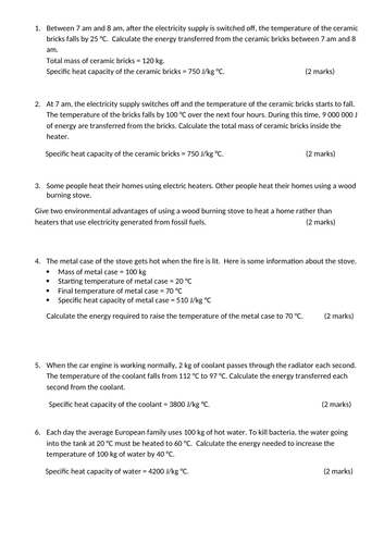 Materials 2 - Thermal Properties of Materials | Teaching Resources
