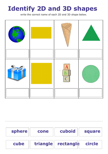 Primary Maths-3D Shapes Lesson | Teaching Resources