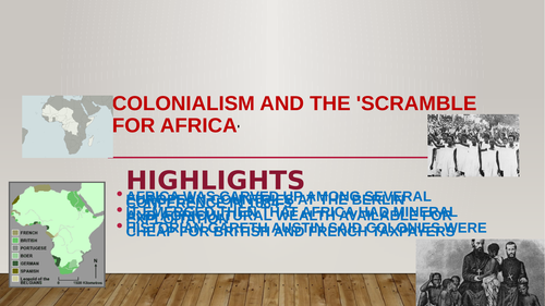 The Scramble and Partition of Africa, Colonianialism and Imperialism ...