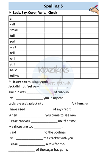 English Functional Skills - Spelling Practise Workbook Entry Level 1 ...