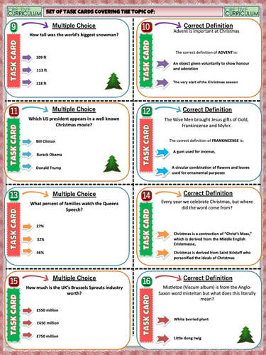 History Christmas Puzzle Work Book | Teaching Resources