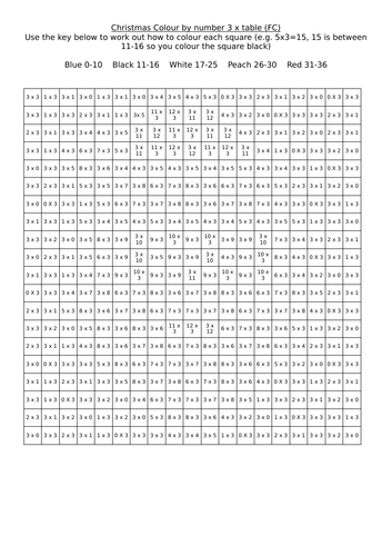 3, 4 and 6 x table Christmas Colour By Number (5 worksheets) | Teaching ...