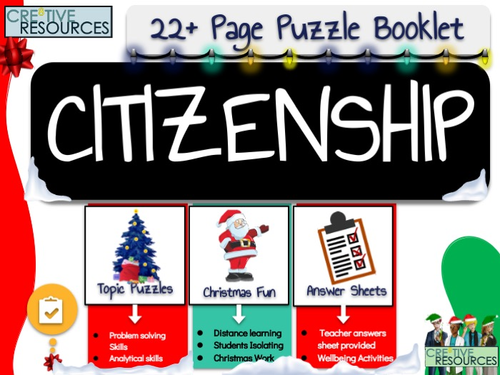 Christmas Citizenship Activities | Teaching Resources