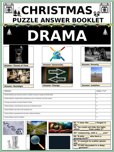 Drama Christmas Activities | Teaching Resources