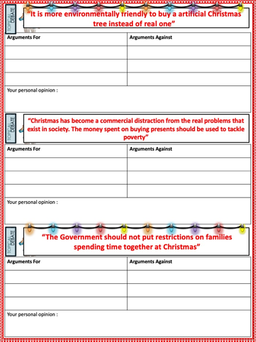 Law Christmas Activities | Teaching Resources