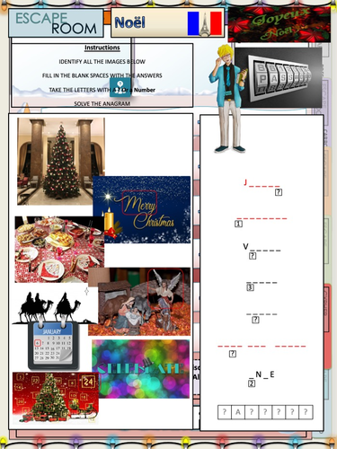 French MFL Noel Christmas Activities | Teaching Resources