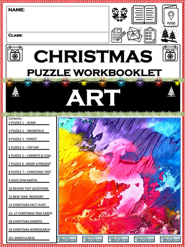 ART Christmas Activities | Teaching Resources