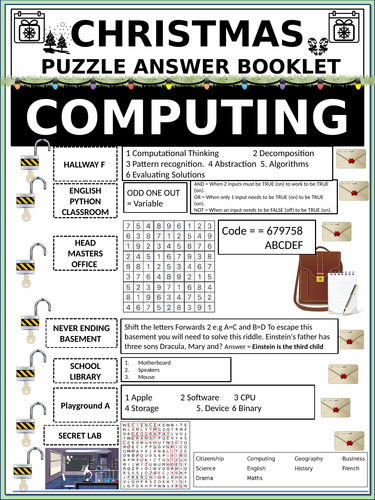 Christmas Activities - Computing | Teaching Resources