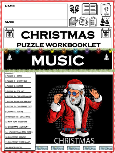 Music Christmas Activities | Teaching Resources