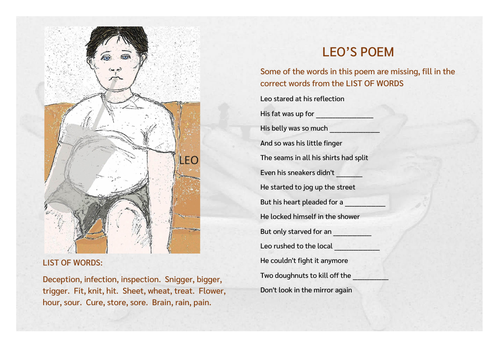Healthy Eating - Poem Activity, Worksheet and Lesson (UK) | Teaching ...