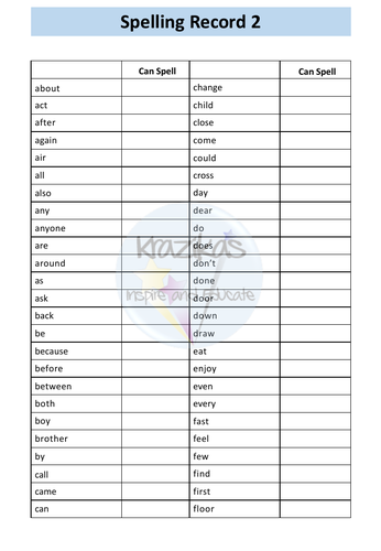 English Functional Skills - Entry Level 1 Spelling Tests | Teaching ...