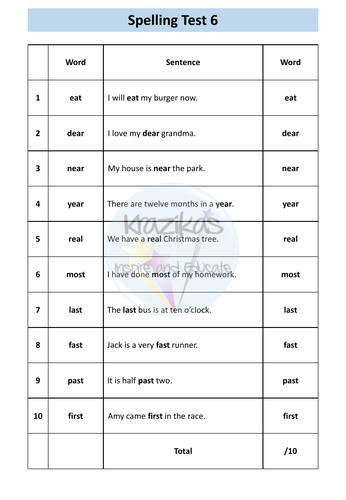 English Functional Skills - Entry Level 1 Spelling Tests | Teaching ...