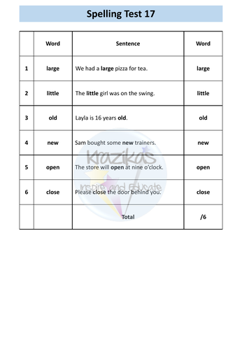 English Functional Skills - Entry Level 1 Spelling Tests | Teaching ...