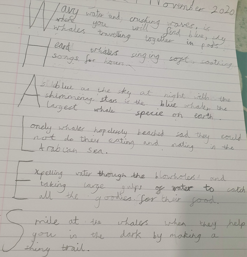 The Snail and the Whale- Writing an Acrostic Poem about the Snail or ...