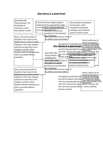 What was Henry II’s legacy? | Teaching Resources