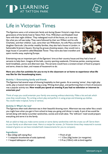 Life in Victorian Times | Teaching Resources