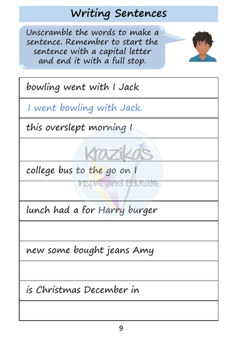 English Functional Skills Entry Level 1 Writing Workbook | Teaching ...