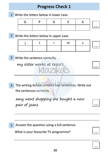 English Functional Skills Entry Level 1 Writing Workbook | Teaching ...