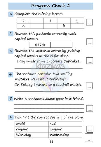 English Functional Skills Entry Level 1 Writing Workbook | Teaching ...