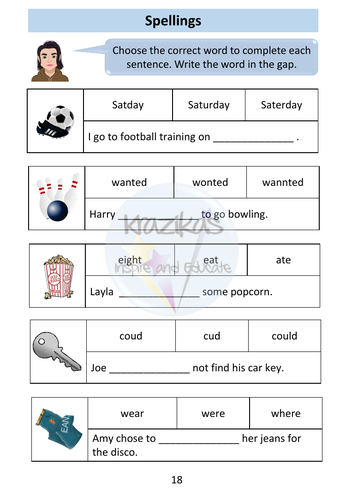 English Functional Skills Entry Level 1 Writing Workbook | Teaching ...