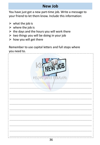 English Functional Skills Entry Level 1 Writing Workbook | Teaching ...
