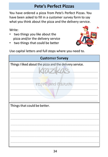 English Functional Skills Entry Level 1 Writing Workbook | Teaching ...